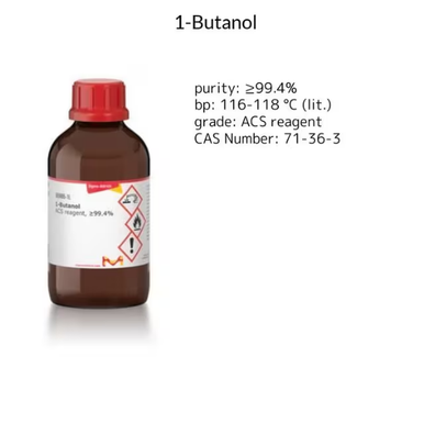1-Butanol, 4 X 2.5 L (360465-4X2.5L) | MilliporeSigma® (Sigma-Aldrich)