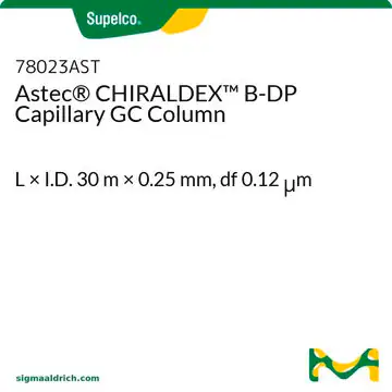 Astec® CHIRALDEX™ B-DP Capillary GC Column, 1 X 1 ea (78023AST ...