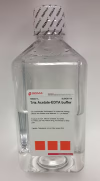 Tris Acetate-EDTA buffer, 1 X 1 L (T9650-1L) | MilliporeSigma® (Sigma-Aldrich)