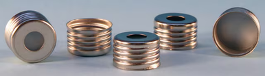 Magnetic Screw Cap for Headspace Vials, 18 mm thread, 1 X 100 ea ...