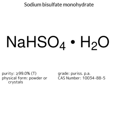 Sodium bisulfate monohydrate, 1 X 500 g (71657-500G) | MilliporeSigma ...