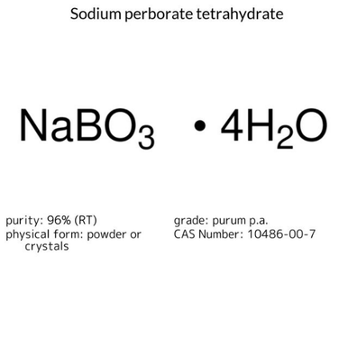 Sodium perborate tetrahydrate, 1 X 1 kg (71840-1KG) | MilliporeSigma ...