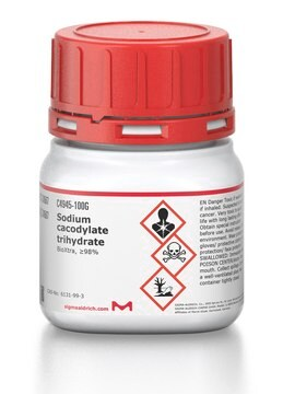 Sodium cacodylate trihydrate, 1 X 25 g (C4945-25G) | MilliporeSigma ...