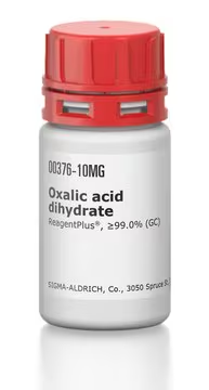 Oxalic acid dihydrate, 1 X 1 kg (O0376-1KG) | MilliporeSigma® (Sigma ...
