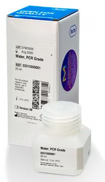 Water, PCR Grade, 25 mL (3315959001) | MilliporeSigma® (Sigma-Aldrich)