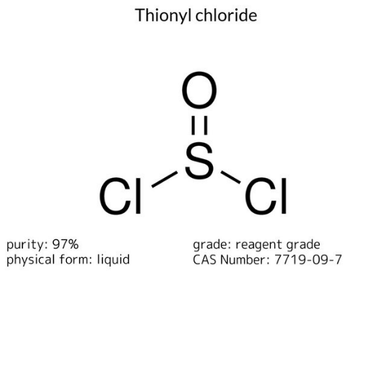 Thionyl chloride, 1 X 1 L (320536-1L) | MilliporeSigma® (Sigma-Aldrich)