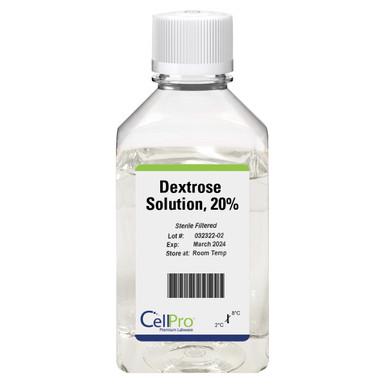 CellPro Dextrose Solution: Optimal 20% Concentration