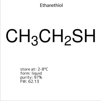 Ethanethiol, 1 X 500 mL (E3708-500ML) | MilliporeSigma® (Sigma-Aldrich)