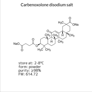 Carbenoxolone disodium salt, 1 X 5 g (C4790-5G) | MilliporeSigma ...
