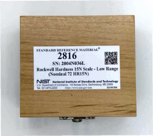 Rockwell hardness 15N scale, 1 block (NIST2816) | MilliporeSigma ...