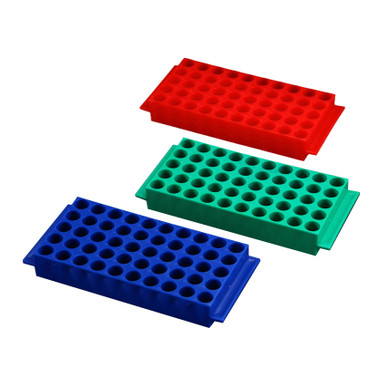 Cryovial Rack: Numeric Labeling, 50 Holes, Autoclavable