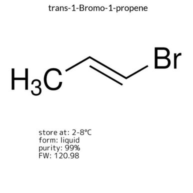 trans-1-Bromo-1-propene, 1 X 5 g (391107-5G) | MilliporeSigma® (Sigma ...