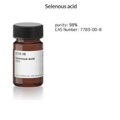 Selenous acid, 1 X 250 g (211176-250G) | MilliporeSigma® (Sigma-Aldrich)