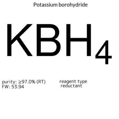 Potassium borohydride, 1 X 25 g (60080-25G) | MilliporeSigma® (Sigma ...