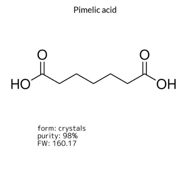 Pimelic acid, 1 X 100 g (P45001-100G) | MilliporeSigma® (Sigma-Aldrich)
