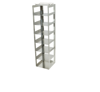 Stainless Steel Freezer Racks for 3 Boxes - Vertical Configuration