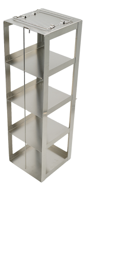 Stainless Steel Freezer Rack for Chest Freezers or LN2 Tank - Tube Box