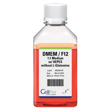 CellPro™ DMEM/F12 1:1 medium, with HEPES; without L-glutamine