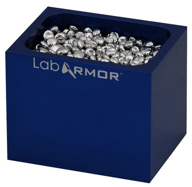 Lab Armor® Single Heat Block Blue, with 0.25L Beads