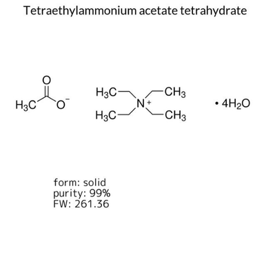 Tetraethylammonium acetate tetrahydrate, 1 X 25 g (205583-25G ...