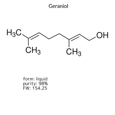 Geraniol, 1 X 25 g (163333-25G) | MilliporeSigma® (Sigma-Aldrich)