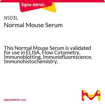 Normal Mouse Serum, 1 X 1 mL (NS03L-1ML) | MilliporeSigma® (Sigma-Aldrich)