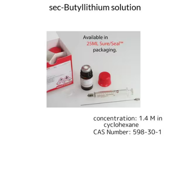 sec-Butyllithium solution, 1 X 100 mL (195596-100ML) | MilliporeSigma ...