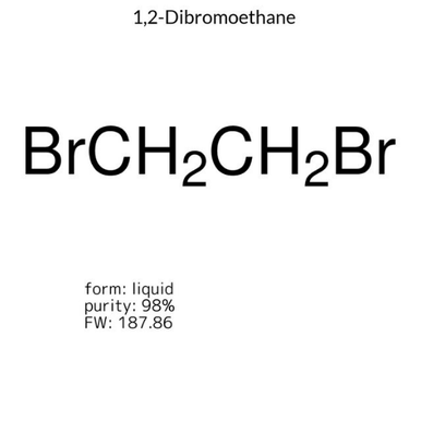 1,2-Dibromoethane, 1 X 5 g (D40752-5G) | MilliporeSigma® (Sigma-Aldrich)