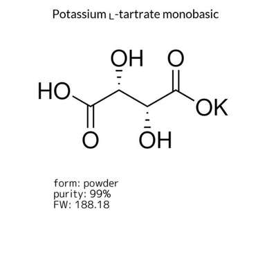 Potassium ʟ-tartrate monobasic, 1 X 100 g (243531-100G ...