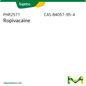 Ropivacaine, 1 X 500 mg (PHR2571-500MG) | MilliporeSigma® (Sigma-Aldrich)