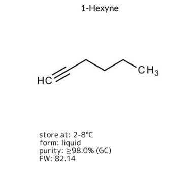 1-Hexyne, 1 X 100 mL (8206430100) | MilliporeSigma® (Sigma-Aldrich)