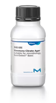 Simmons Citrate Agar, 1 X 500 g (85463-500G) | MilliporeSigma® (Sigma ...