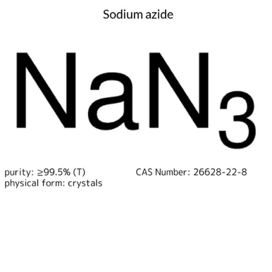 Sodium azide, 1 X 250 g (71289-250G) | MilliporeSigma® (Sigma-Aldrich)