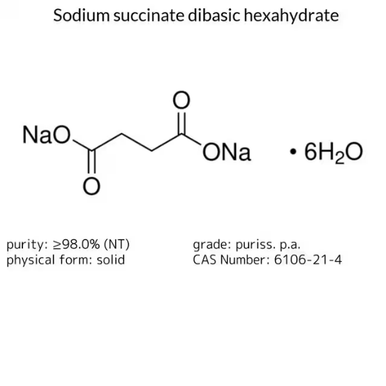 Sodium succinate dibasic hexahydrate, 1 X 100 g (14170-100G ...