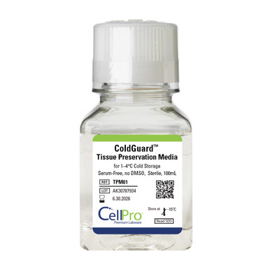 ColdGuard™ Tissue Preservation Media for 1–4°C Storage, Serum-Free, Sterile