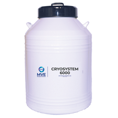 MVE® Cryosystem 6000 With (6) Inventory Racks For (60) Large Boxes