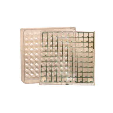 MVE® 2" Vial Box - 100 Cell Clear for MVE® Liquid Nitrogen Systems
