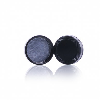 KIMBLE® Black Phenolic, Screw Thread Caps with Tinfoil, 144/Case