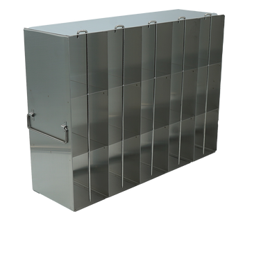 Stainless Steel Upright Freezer Rack for SBS Formatted Boxes (Micronic ...