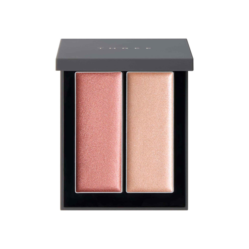THREE Shimmering Glow Duo R ~ 02 - www.BonBonCosmetics.com
