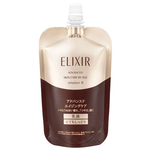 SHISEIDO Elixir Advanced Emulsion T III 110ml (Refill) ~ Enriched Moist Type - www ...
