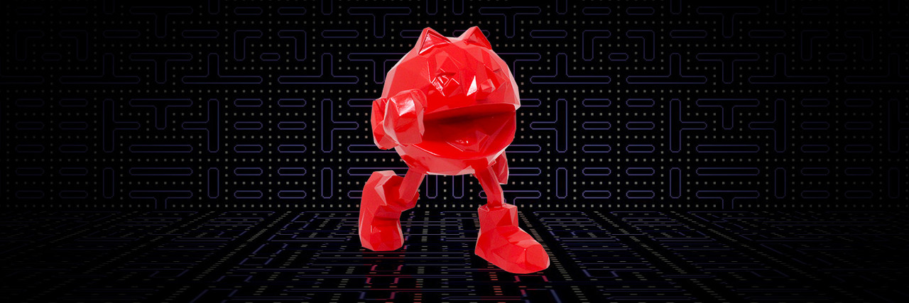 PAC-MAN x Orlinski : The official sculpture - Red (18 cm) | Store ...