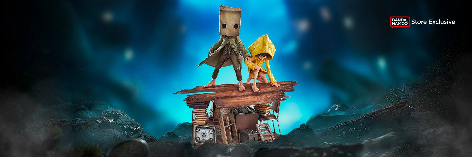LITTLE NIGHTMARES II - MONO & SIX FIGURINE