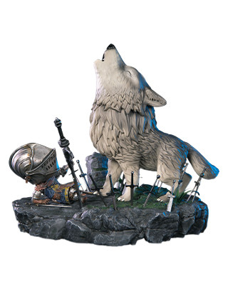 DARK SOULS THE GREAT GREY WOLF SIF STATUE DEFINITIVE EDITION