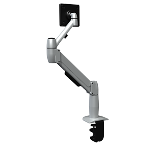 Adapt SpaceArm Sit/Stand Monitor Arm, Platinum