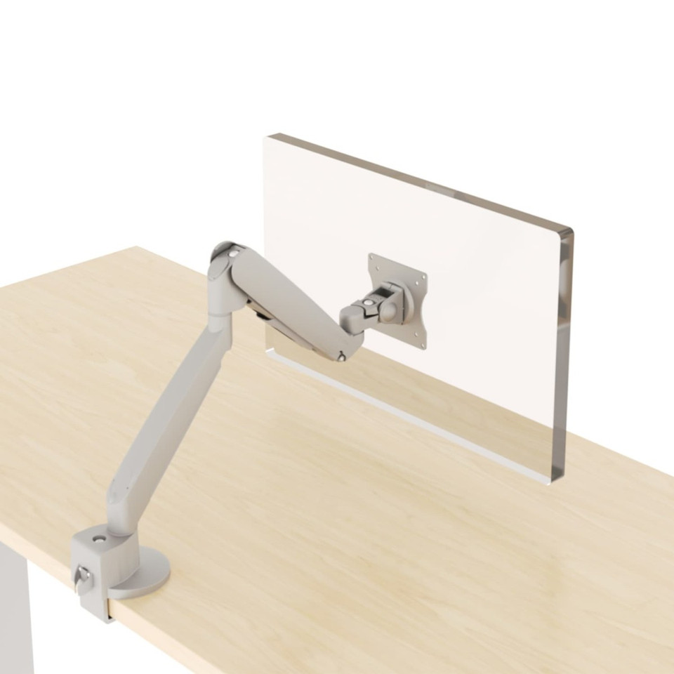 Workrite Conform Single Articulating Monitor Arm - Silver