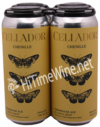 CELLADOR ALES, CHENILLE FARMHOUSE ALE W/APPLE MUST 6.4% ABV, 4 PACK ...