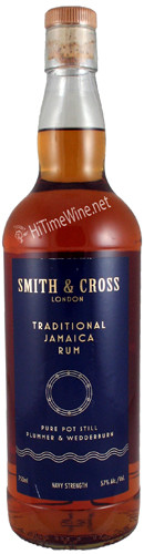 SMITH & CROSS TRADITIONAL JAMAICA RUM 57% 750ML