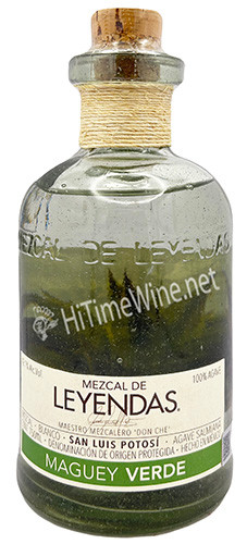 MEZCALES DE LEYENDAS SAN LUIS POTOSI MAGUE VERDE NOM-0117X