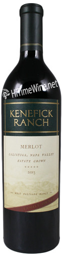 KENEFICK RANCH 2021 MERLOT ESTATE NAPA VALLEY 750mL